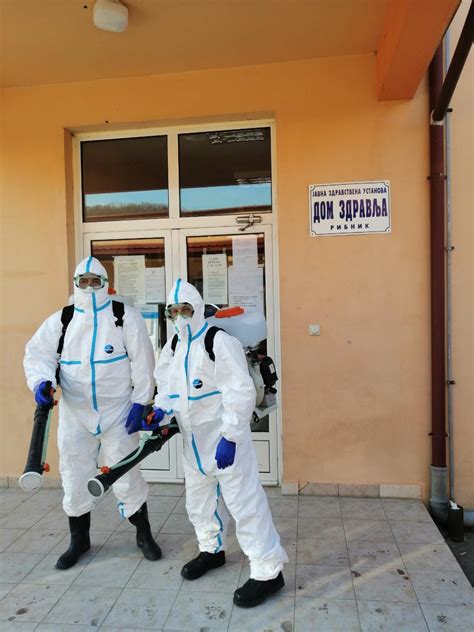 Активности тима за дезинфекцију Републичка управа цивилне заштите