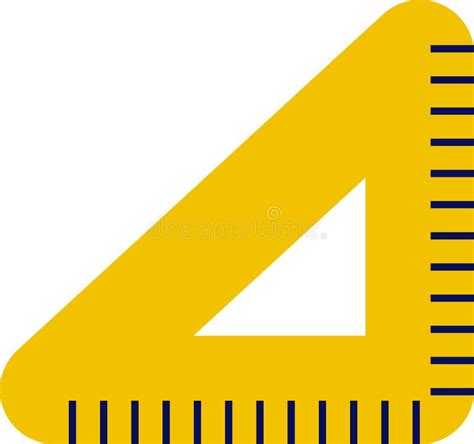Triangle Ruler School Accessory Stock Illustration Illustration Of Ruler Design 328247343