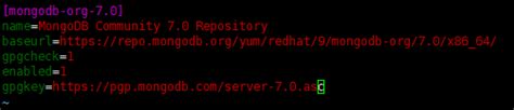 在 Linux 中使用 Yum 安装部署并启动连接 Mongodb 7x（mongodb 配置文件、mongodb 服务的启动和停止、命令行