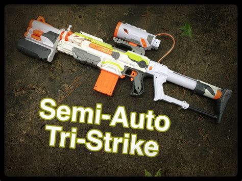 Nerf Mod The Semi Auto Modulus Tri Strike