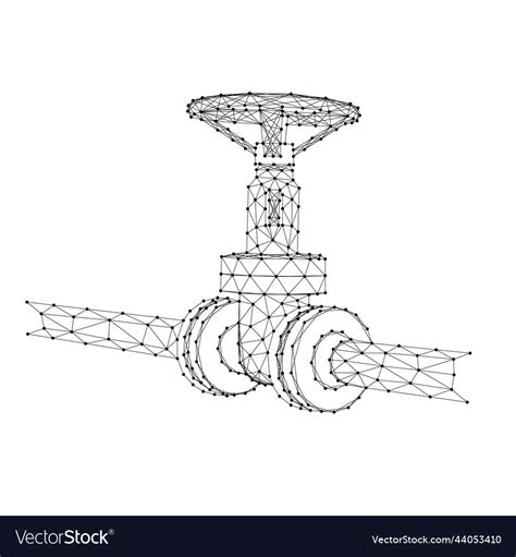 Petroleum Gas Pipeline Petrochemical Production Vector Image