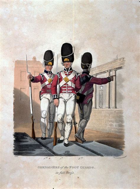 Grenadiers Of The Foot Guards In Full Dress 1812 Online Collection