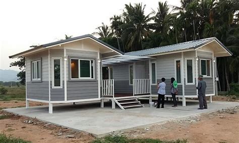 หลังนี้ 3 ห้องนอน 1ห้องน้ำ สร้างบ้านน็อคดาวน์ทั่วไทย