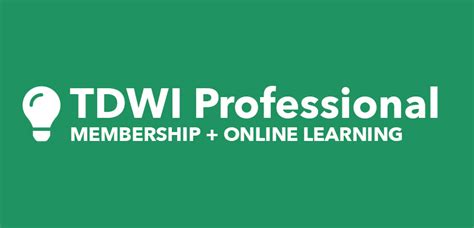 Tdwi Online Learning