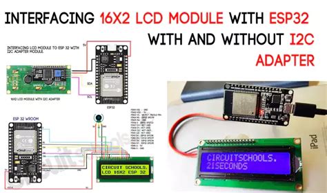 Interfacing X LCD Module With ESP With And Without I C Circuit Babes Lcd Interfacing