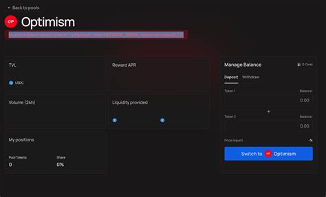 Optimism Pool Is Broken Nonetwork · Issue 3062 · Connextmonorepo