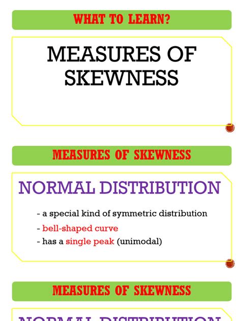 Chapter 4 Part 3 Measures Of Skewness And Relative Position Pdf