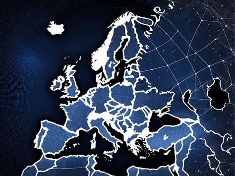 Premium Photo Abstract Digital Map Of South America Concept Of Global Network And Connectivity