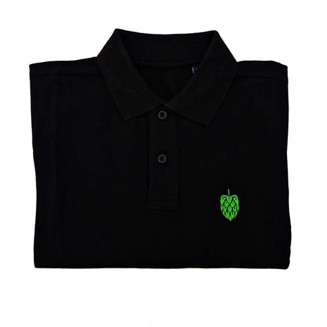 Folkingebrew Black Polo Folkingebrew