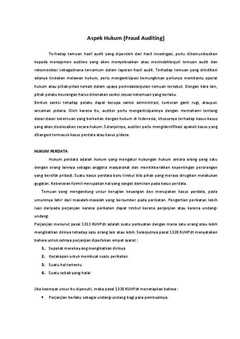 Doc Aspek Hukum Fraud Auditing