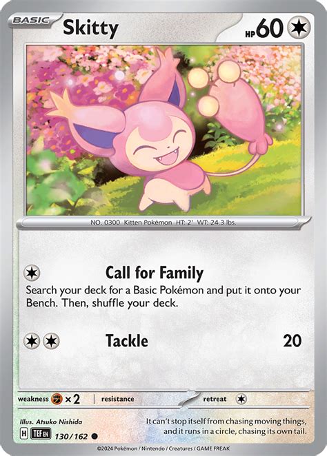 Skitty 130162 · Temporal Forces Pokedata