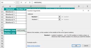 MEDIAN Excel Function Formula Examples How To Use