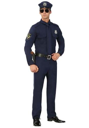Mens Cop Costume Adult Halloween Police Costume