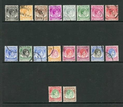 Singapore Sg16 30 1948 Set Of 18 Perf 17 5 X 18 Fine Used Cat 60 Pounds Ebay Uk