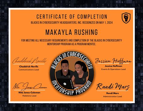Makayla R On Linkedin Cybersecurity Mentorship Learning Careerdevelopment Graduation Bic