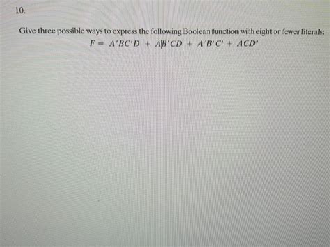 solved 9 draw a nand logic diagram that implements the