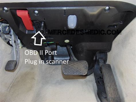 How To Find The Location Of The OBD II OBD Port On Any Mercedes Benz MB Medic