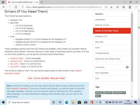 Arduino Nano Driver Installation Robosumo Cookbook