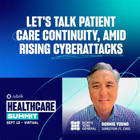 Brian Williams On Linkedin Healthcare Data Cyberresilience Cybersecurity Datasecurity