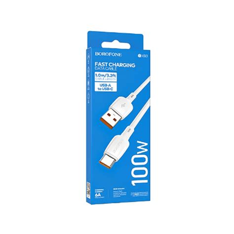 کابل Usb به Type C بروفون مدل Bx93 طول 1 متر بهیران