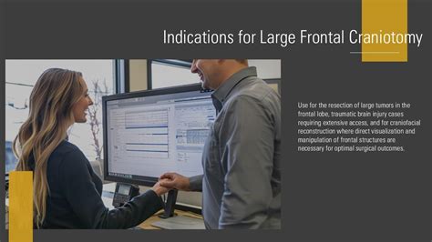 Indications For Large Frontal Craniotomy Ppt Template Acp Ppt Sample