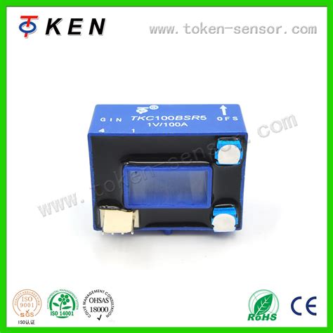 Tkc Bsfr5 Series Open Loop Modehall Effect Current Sensor Analog Output And Aperture 105205mm