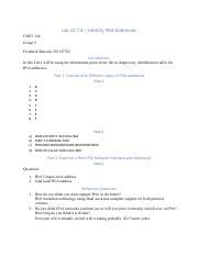 Lab 12 7 4 Identify IPv6 Addresses Pdf Lab 12 7 4 Identify IPv6 Addresses CNET 124 Group 9