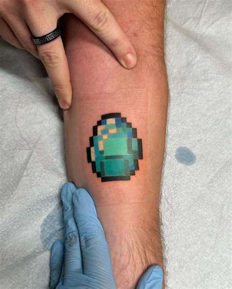 21 Sehenswerte Minecraft Tattoo Ideen Die Dein Tattoo Spiel Aufpeppen
