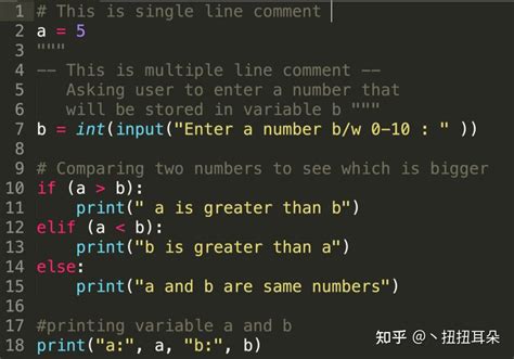 编程简介入门变量之python（蟒蛇篇） 2 知乎