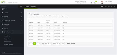 Where Can I View My Quoox Invoices Quoox Knowledge Base