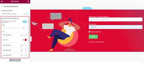 How To Create Animated Gradient Background With Elementor