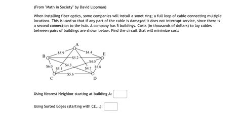 Solved From Math In Society By David Lippman When Chegg