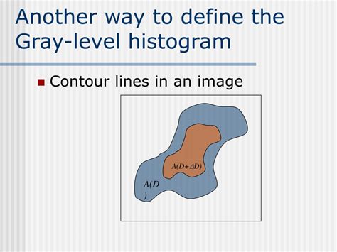 Ppt Chapter 5 The Gray Level Histogram 灰度直方图 Powerpoint