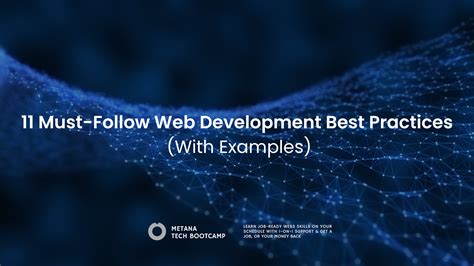 11 Must Follow Web Development Best Practices With Examples Metana