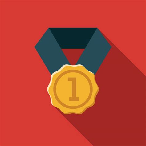 Gold Medal Ribbon Clip Art Illustrations Royalty Free Vector Graphics