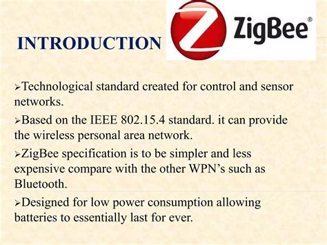 Zigbee Technology Ppt Pptx Technology And Computing