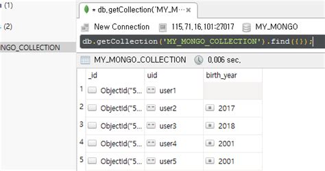 mongodb c driver 사용법 5 2 find select
