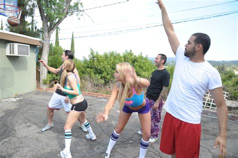 Huge Titted Blondes Alanah Rae Haley Cummings Dominate A Guy In Threesome Coedcherry Com