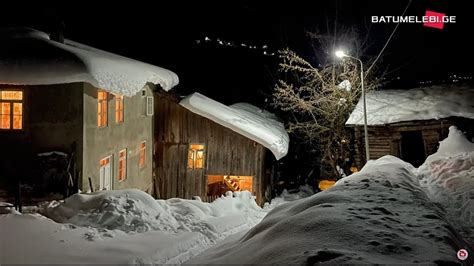 თოვლი აჭარის მთაში Youtube