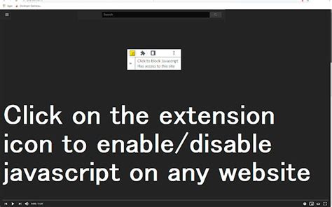 Enable JavaScript For Google Chrome Extension Download