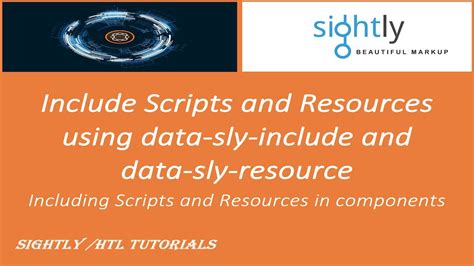 Aem Sightly 4 Include Files And Resources Using Data Sly Include And