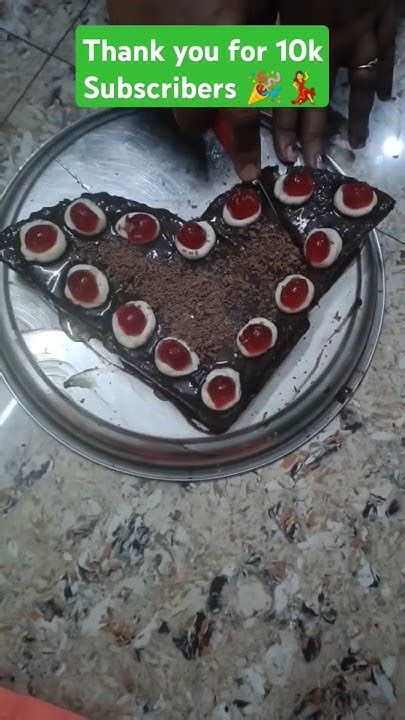 Thank You For 10k Subscribers Cake Cutting Small Celebration