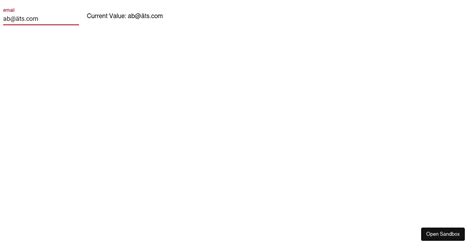vaadin email field codesandbox