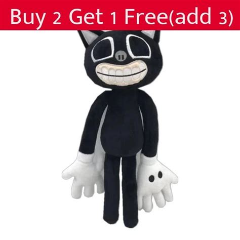 Siren Head Series Bla Cat Plush Toy Soft Stuffed Doll Perfect For