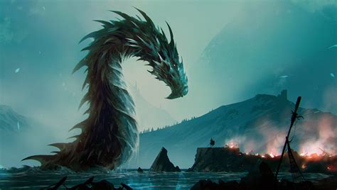 Water Dragon Wallpapers Wallpapers Com