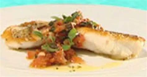 How To Make Sweet Lip Snapper With Tomato Oregano And Pine Nuts Recipe