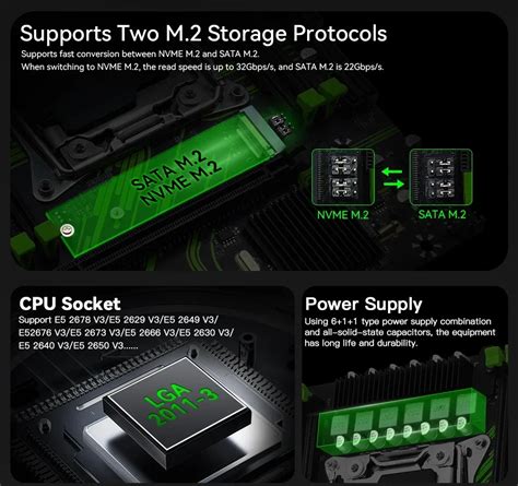 Machinist X99 Pr9 X99 Комплект материнской платы Lga 2011 3 Xeon E5