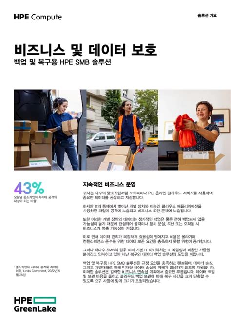 비즈니스 및 데이터 보호