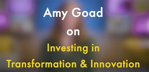Sendero On Linkedin Amy Goad On Investing In Transformation And Innovation