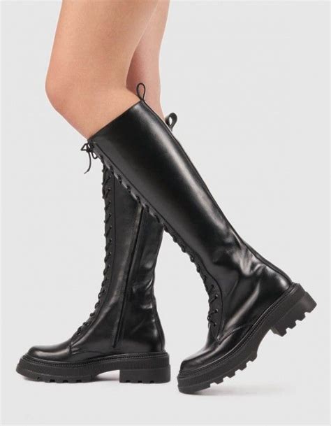 Bocanci Din Piele Neagra Ares Moja Ro